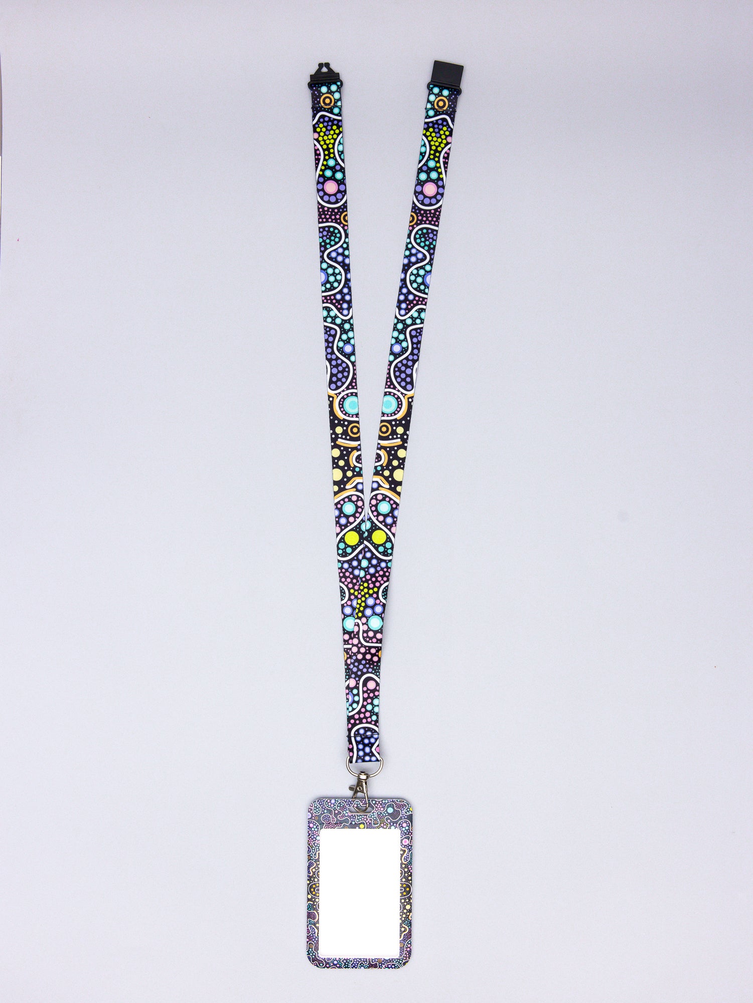One Mob - Lanyard + Card Holder with Aboriginal Art – BW Tribal