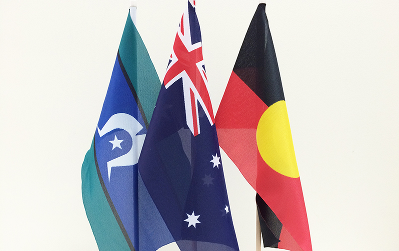 3 Flags of Australia – BW Tribal
