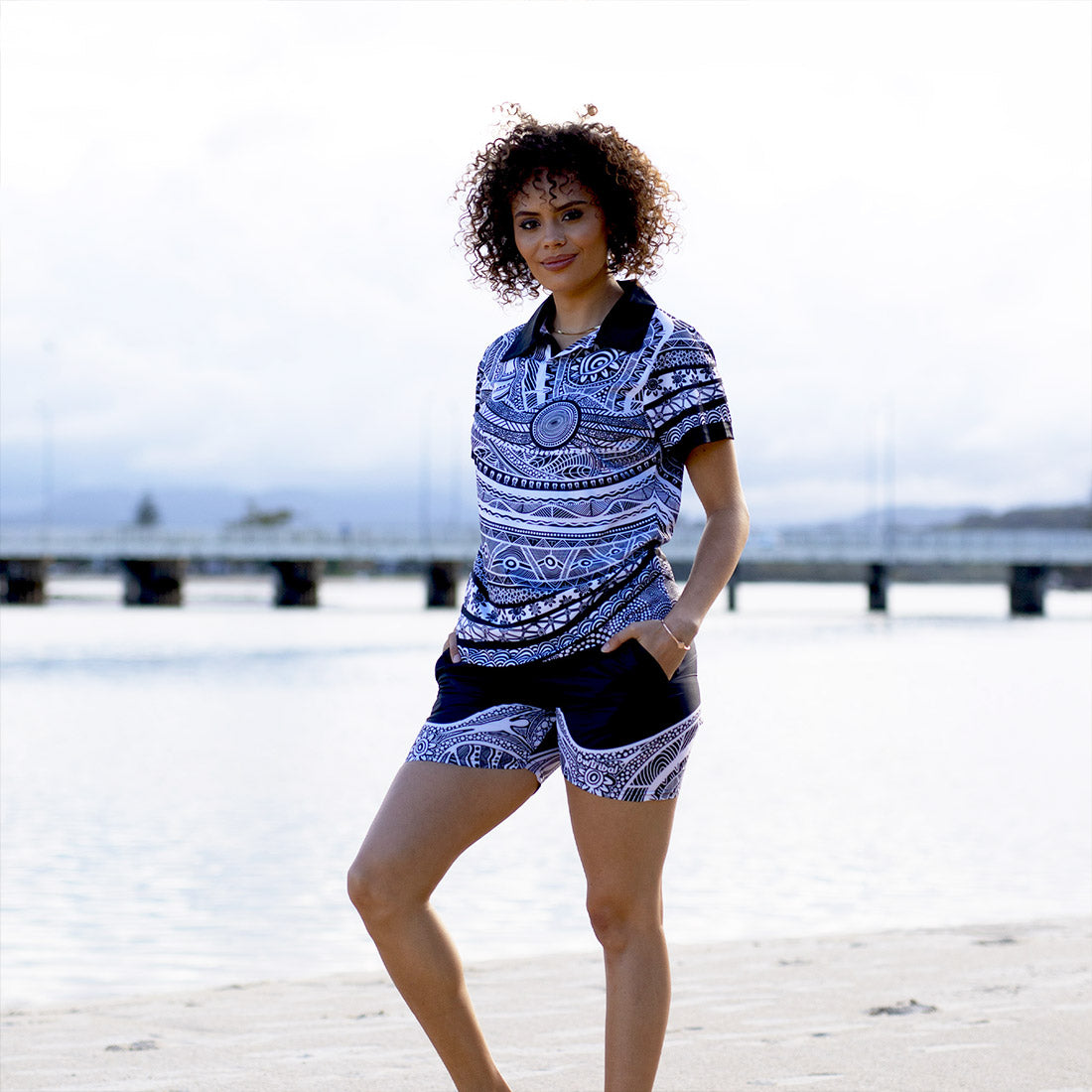 Indigenous Unisex Shorts | Aboriginal & Torres Strait Islander | BW ...