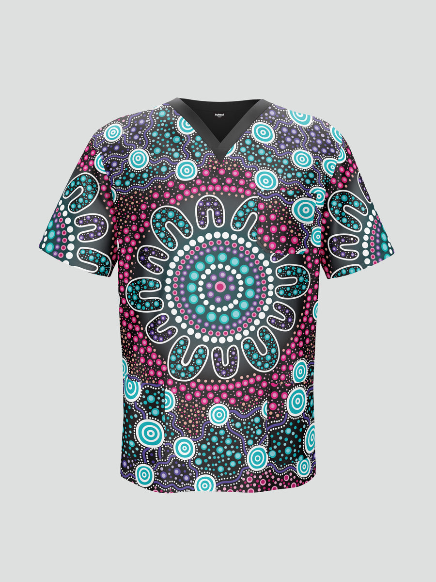 Custom Corporate Unisex Scrub Tops – BW Tribal
