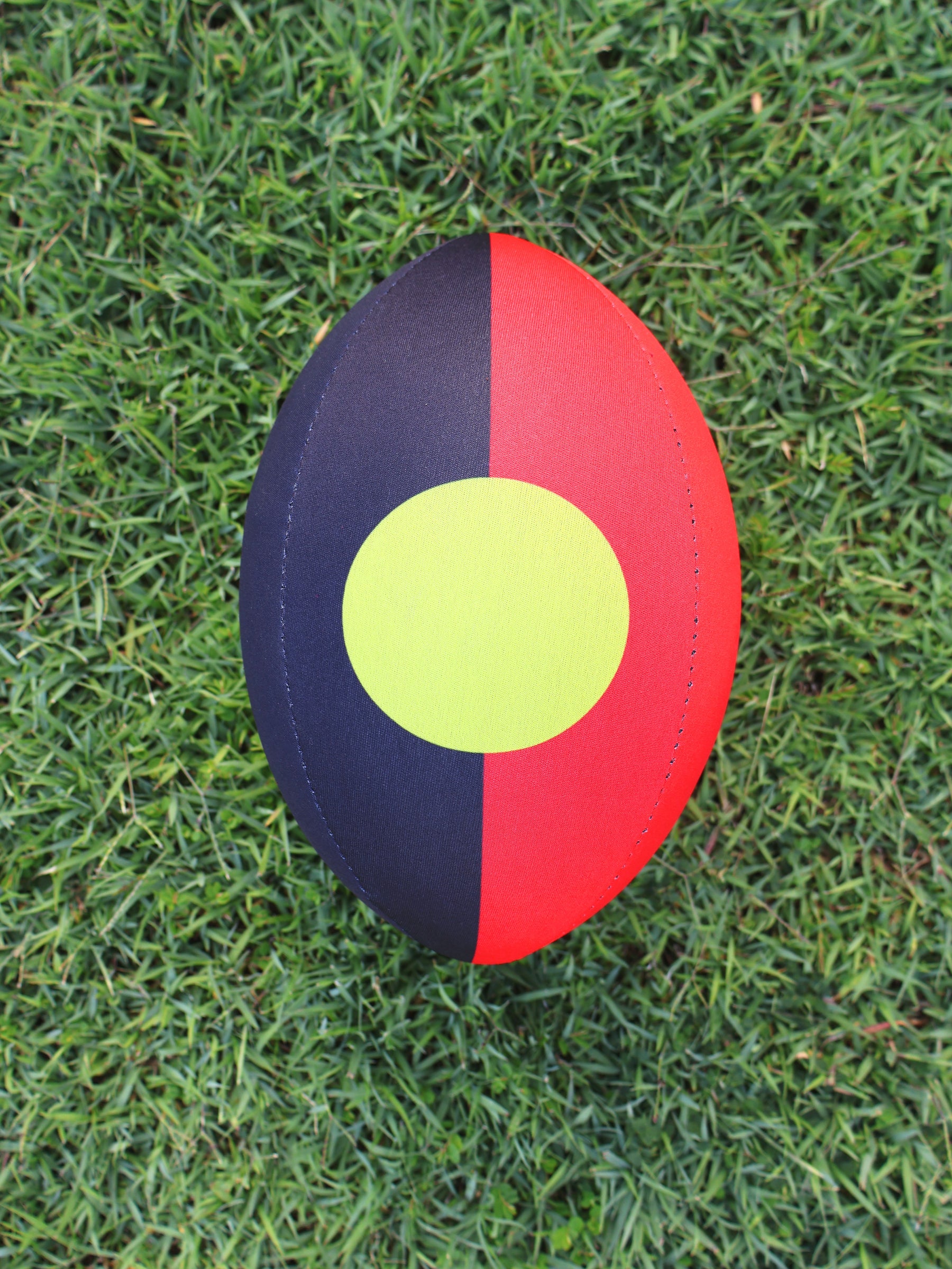 Aboriginal Flag - Neoprene Football with Aboriginal Art – BW Tribal