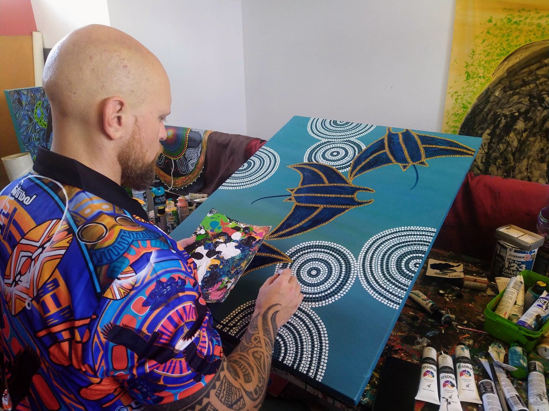 Artist Beau Pennefather Motlop | Collections and Artworks#N#– BW Tribal