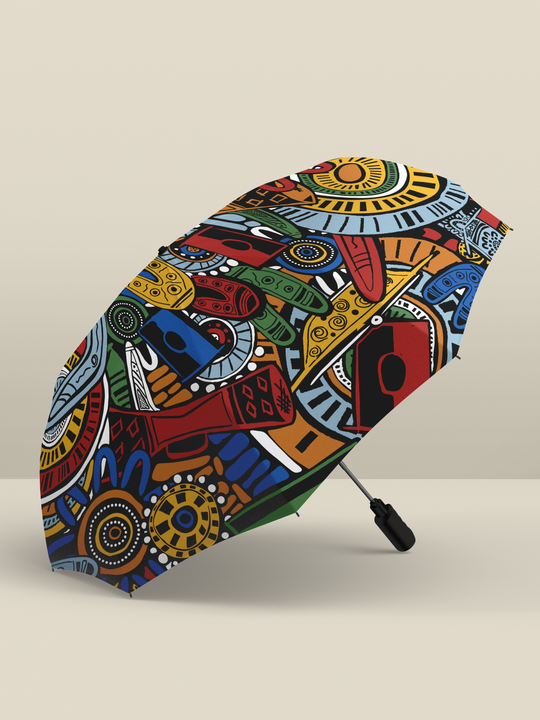 Umbrellas with Aboriginal art – BW Tribal