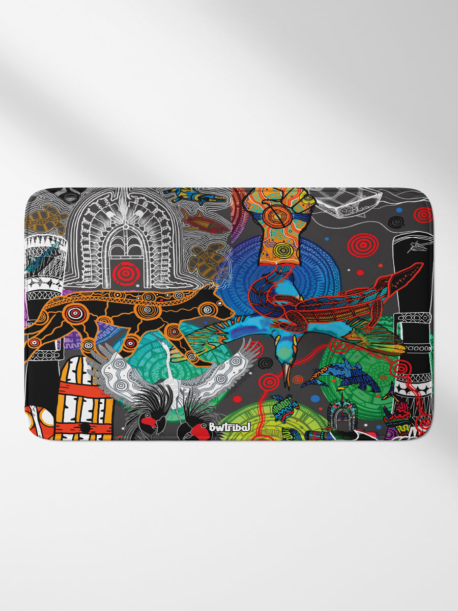 Aboriginal Art Door Mats and Bath Mats – BW Tribal