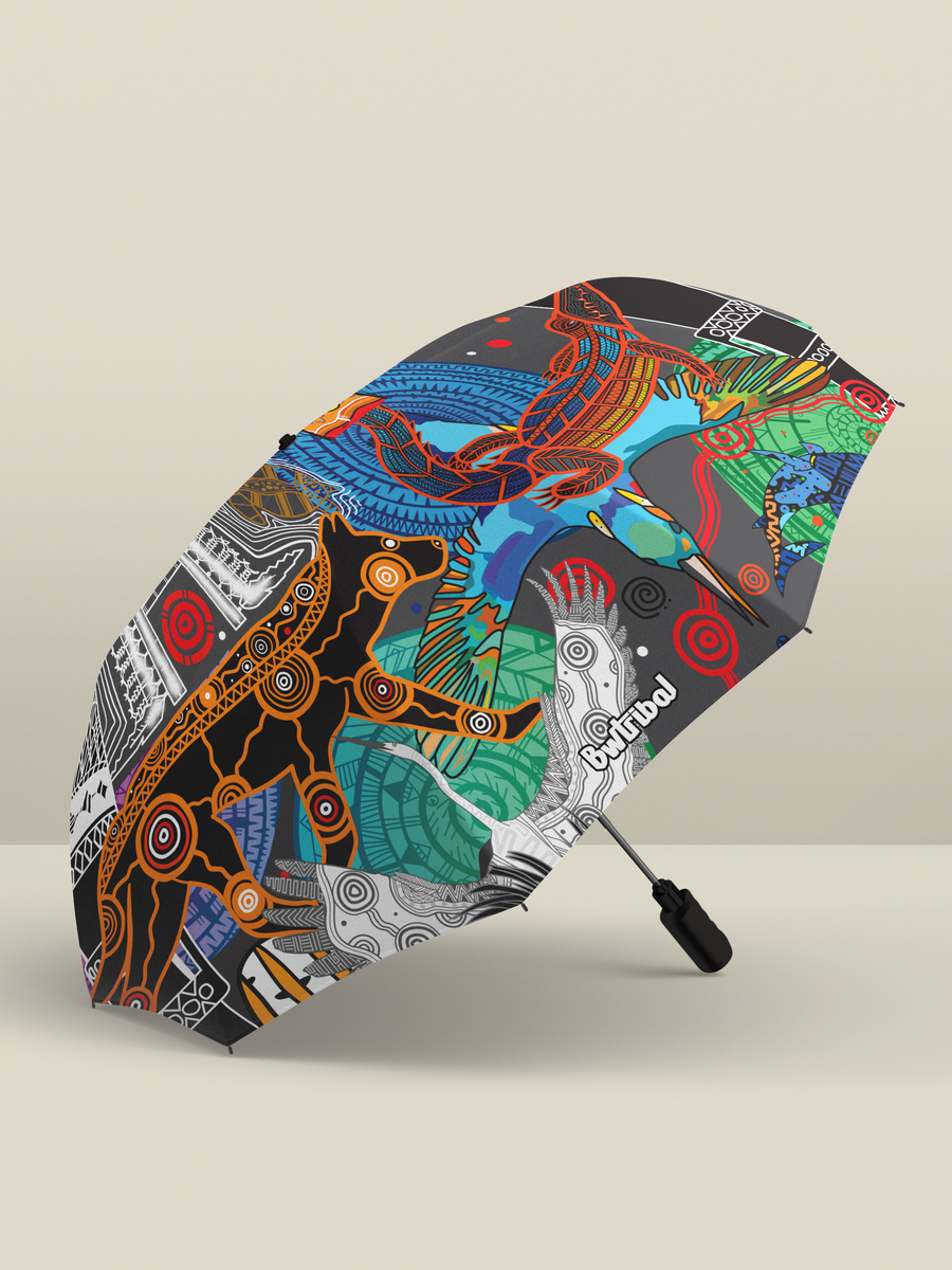 Umbrellas with Aboriginal art – BW Tribal