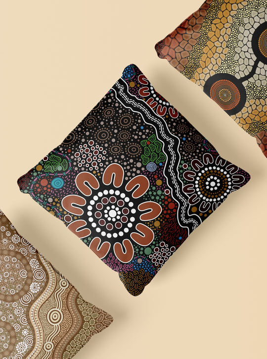 Aboriginal Art Cushion Covers – BW Tribal
