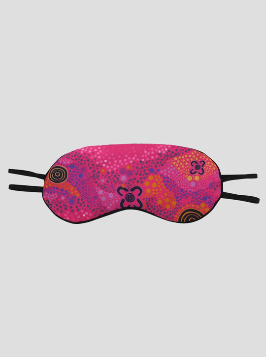 Pink Desert Flower - Eye mask – BW Tribal