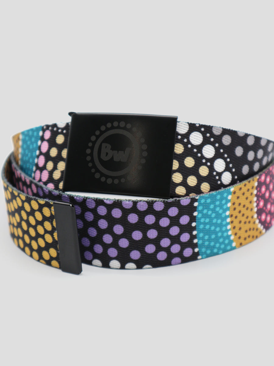 Family Journey - Belt with Aboriginal Art – BW Tribal