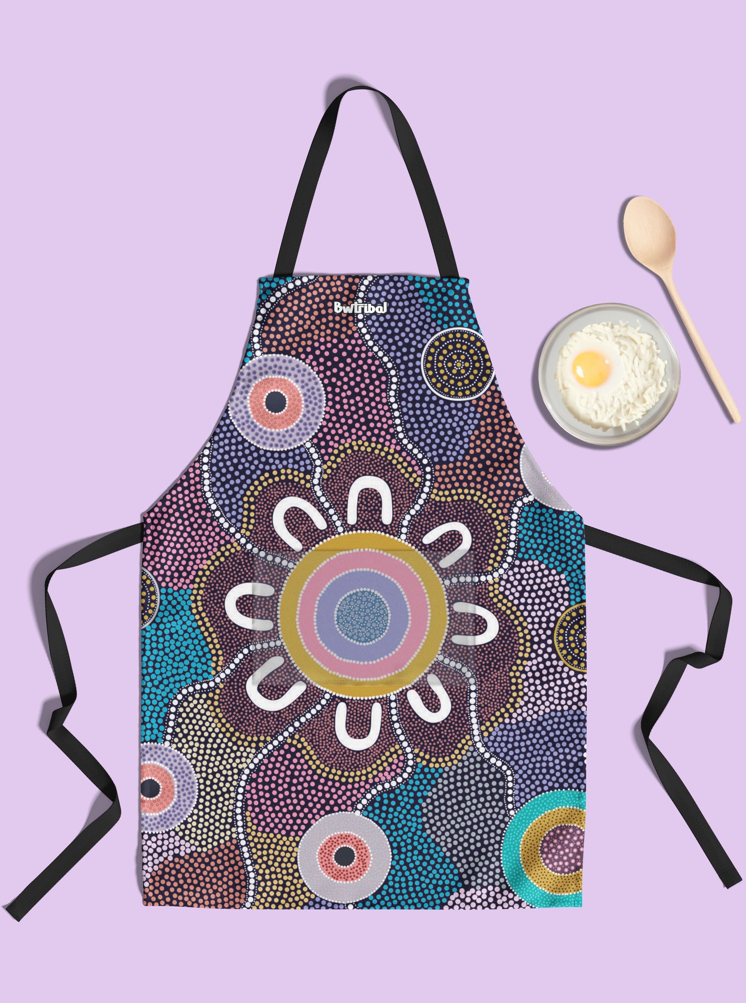 Family Journey - Apron with Aboriginal Art – BW Tribal