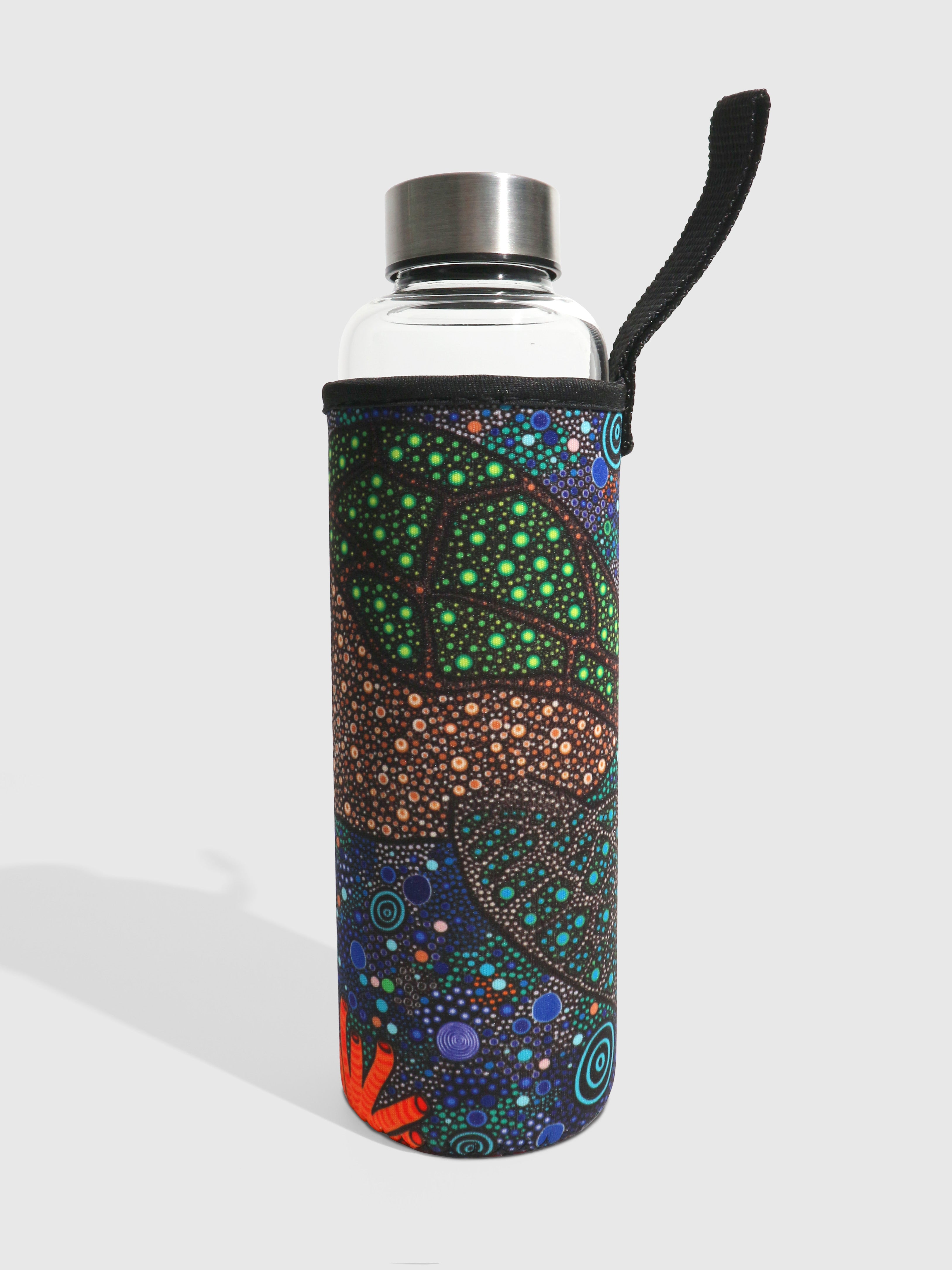 Gadu Bilima (Sea Turtle) - Water Bottle & Sleeve with Aboriginal Art ...