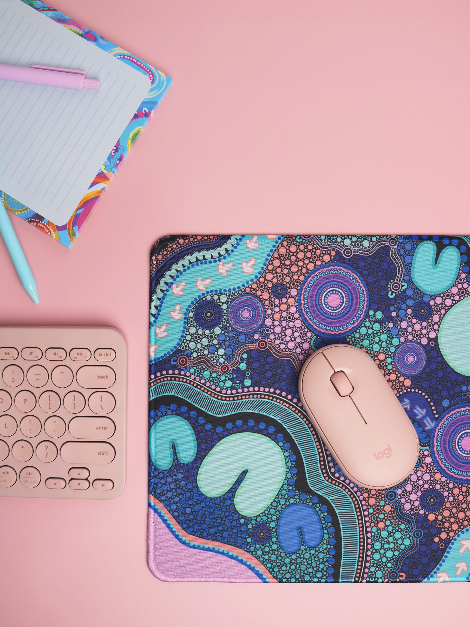 Pathways - Mouse Pad with Aboriginal Art – BW Tribal