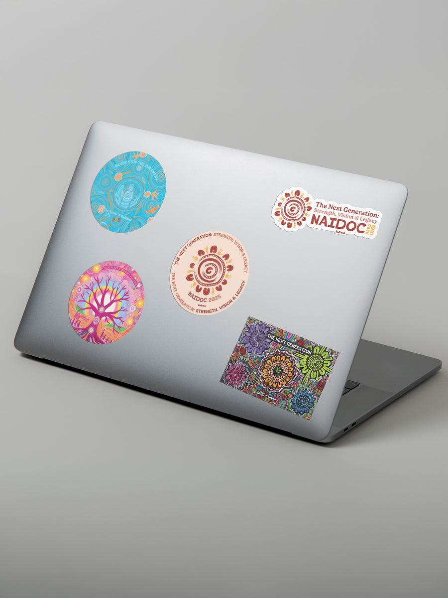 NAIDOC Week Logo - NAIDOC 2025 Laptop Sticker – BW Tribal
