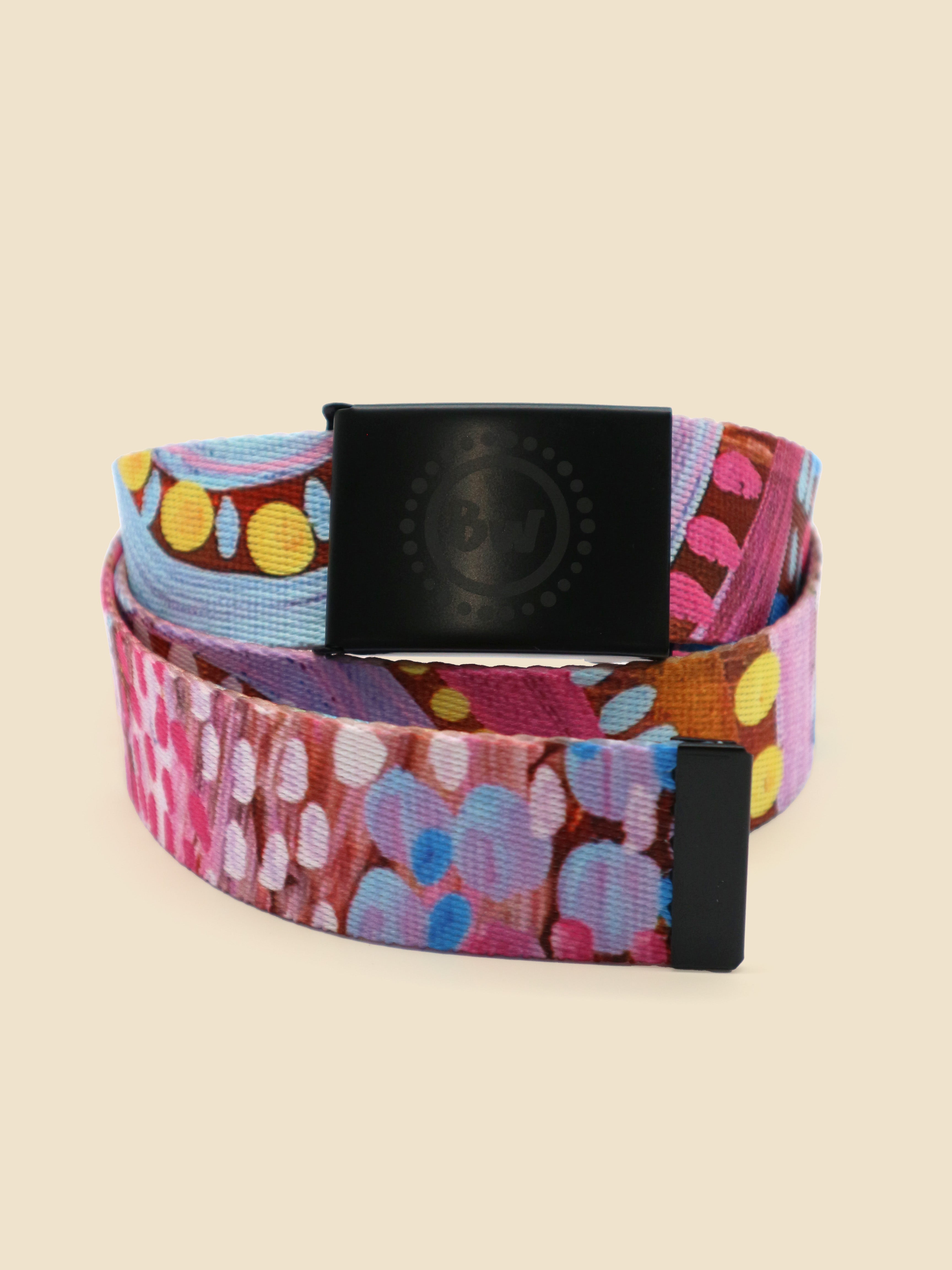 Let's Collect Sea Shells - Kid's Belt with Aboriginal Art – BW Tribal