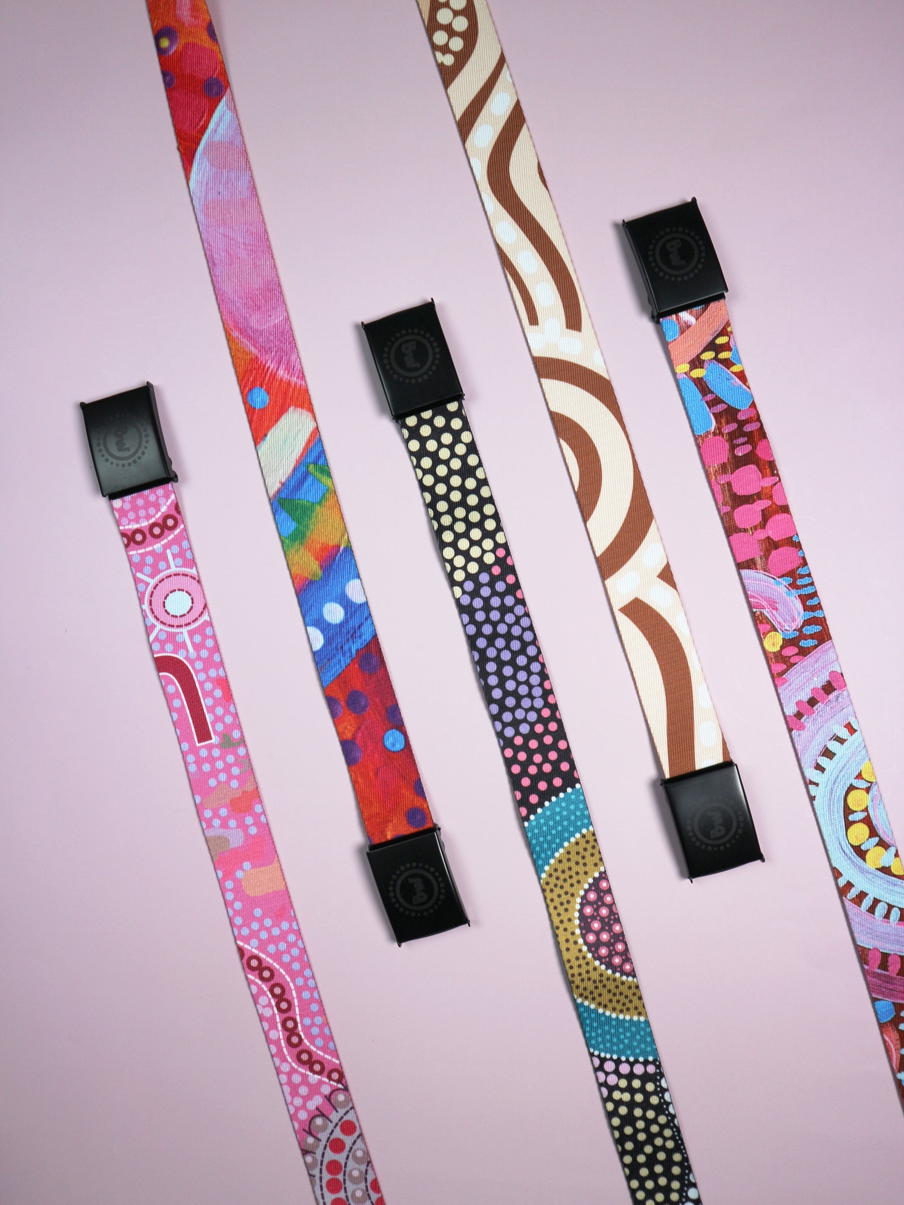 Let's Collect Sea Shells - Belt with Aboriginal Art – BW Tribal