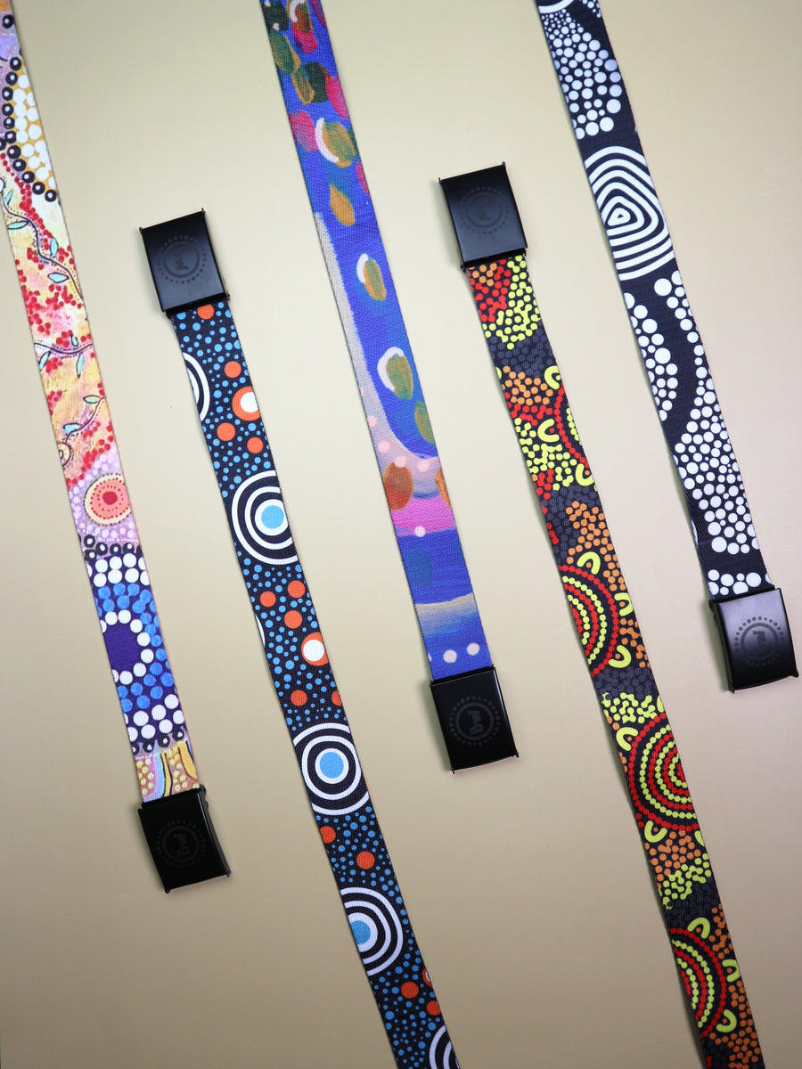 Maaruuma Li (Heal) - Belt with Aboriginal Art – BW Tribal