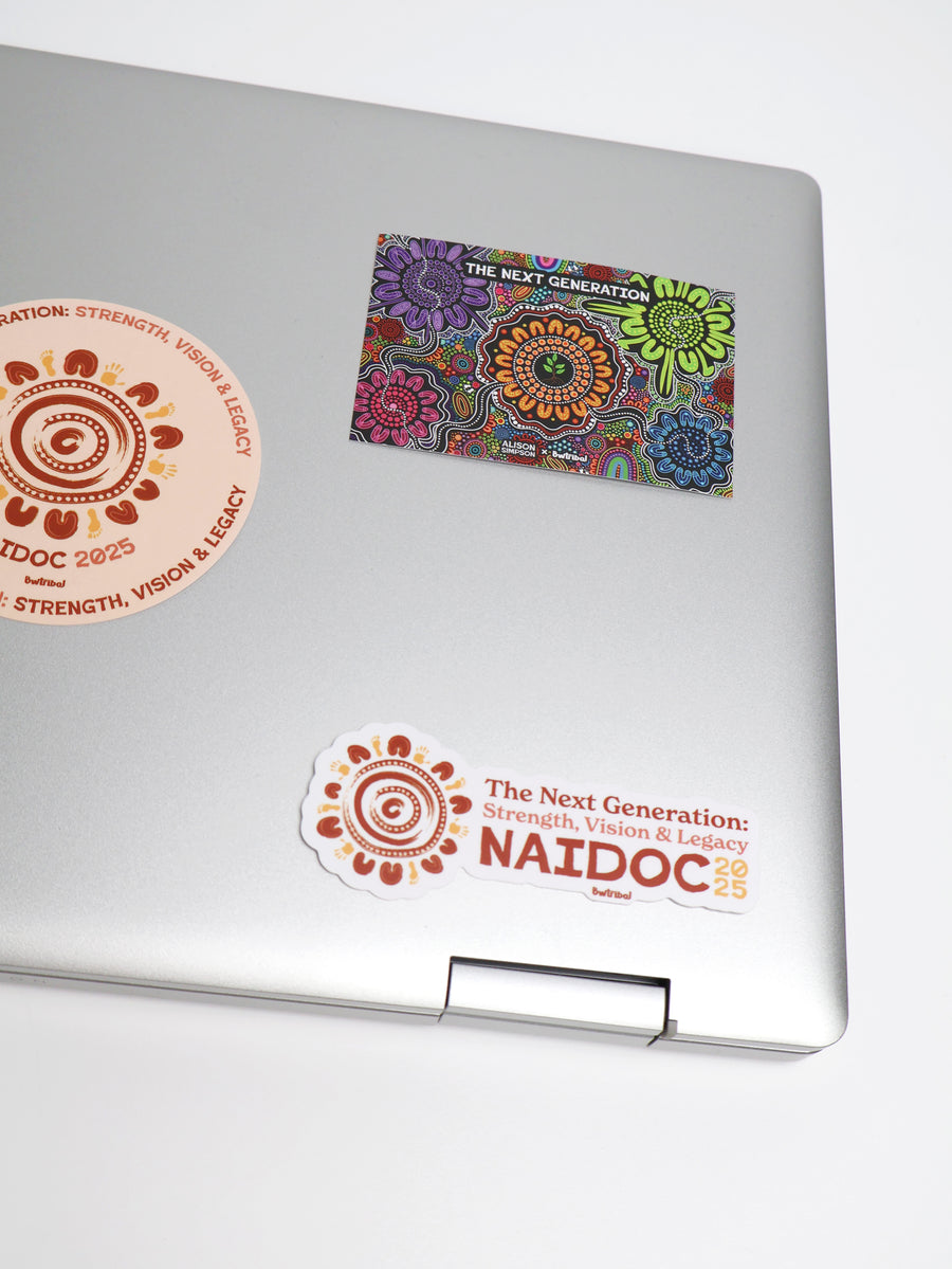 NAIDOC Week Logo - NAIDOC 2025 Laptop Sticker – BW Tribal
