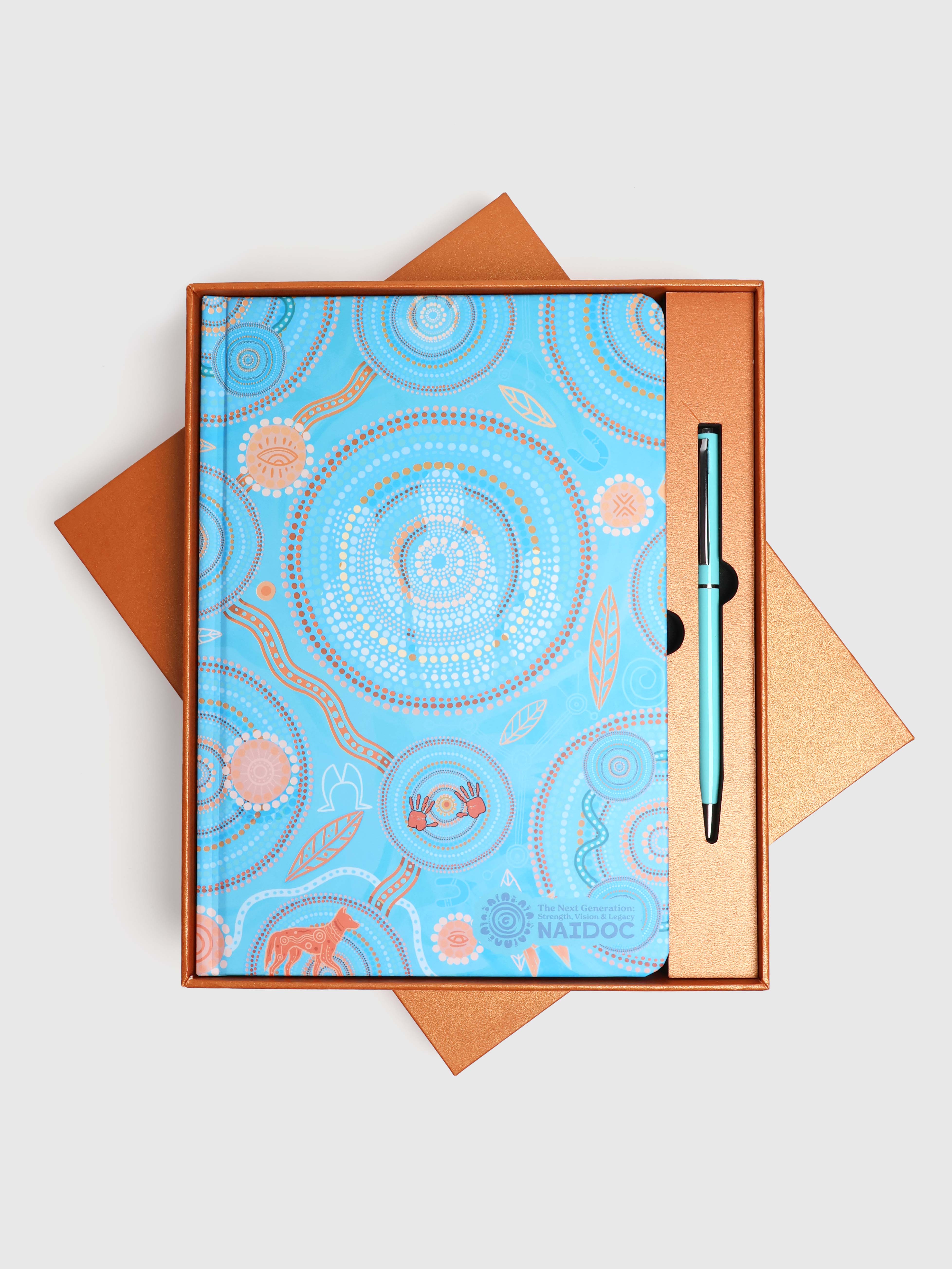 Never Stop the Dreaming - NAIDOC 2025 A5 Notebook & Pen – BW Tribal