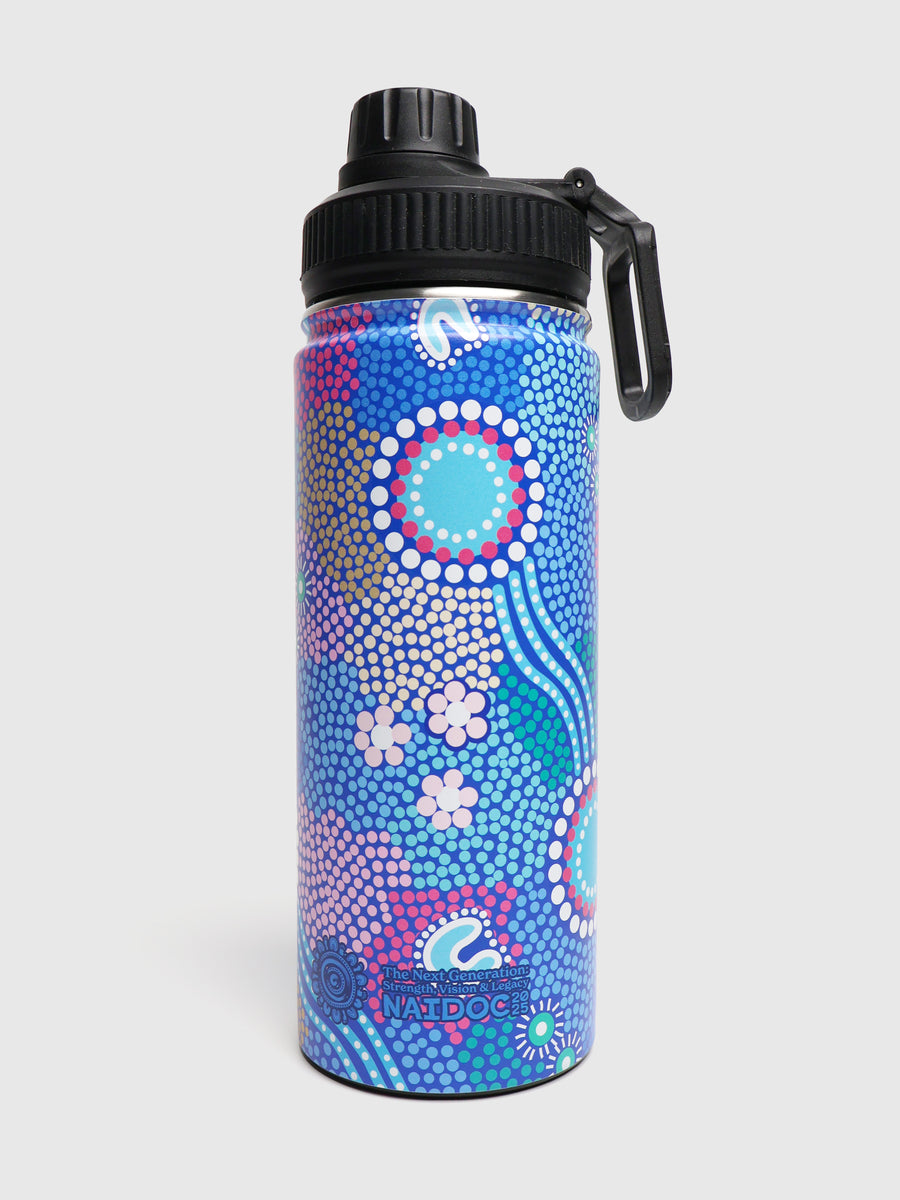 Indigenous Design Aboriginal Art Stainless Steel Water bottles – BW Tribal