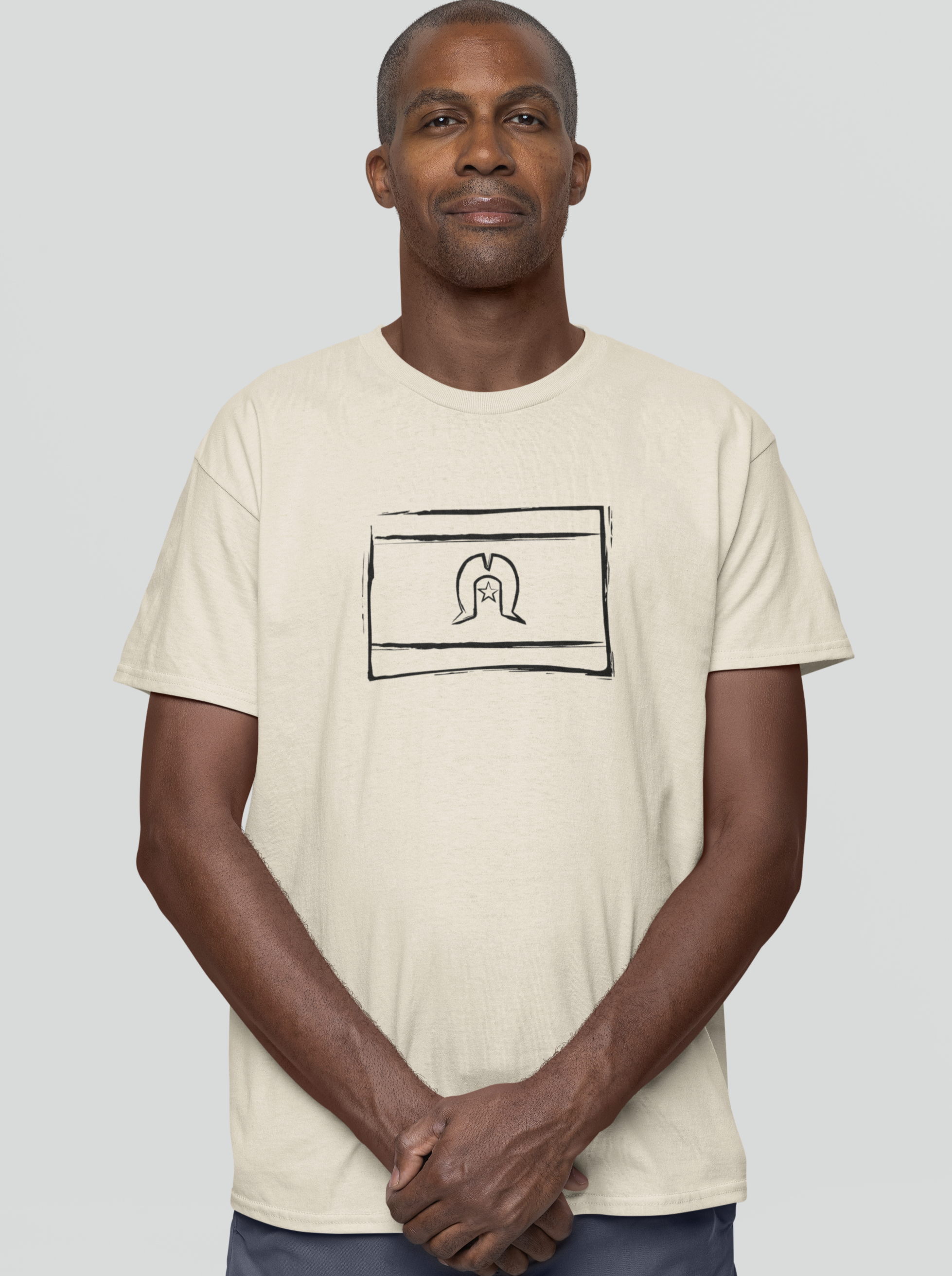 Strait Lines (TSI Flag) - Men's Oversized Tee – BW Tribal