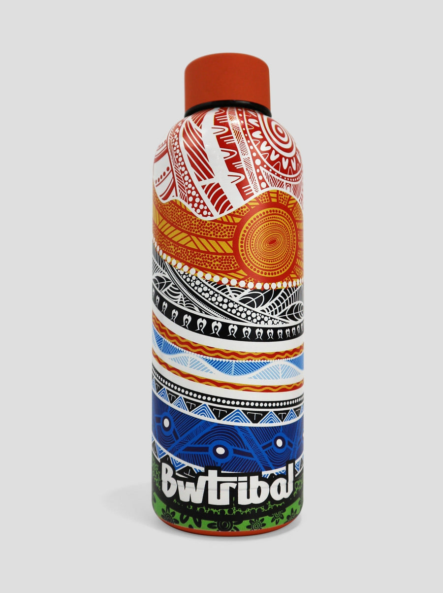 Indigenous Design Aboriginal Art Stainless Steel Water bottles – BW Tribal