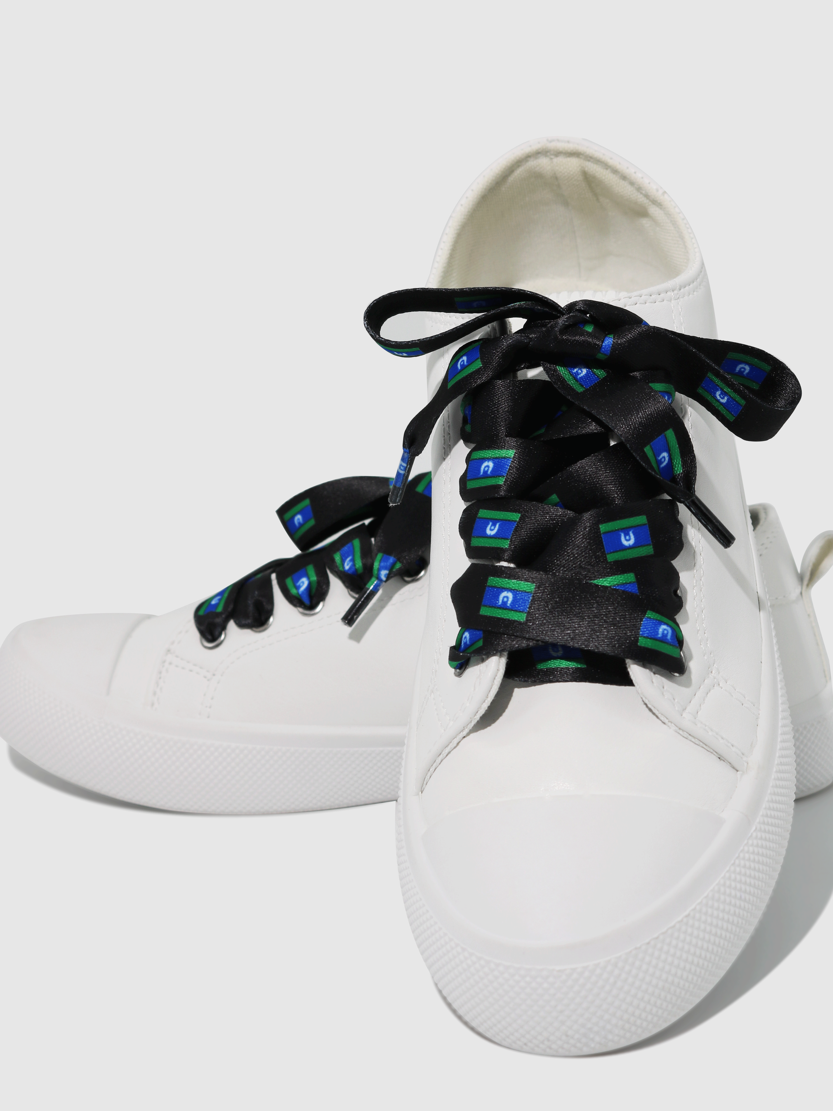 TSI Flag - Shoelaces with Aboriginal Art – BW Tribal