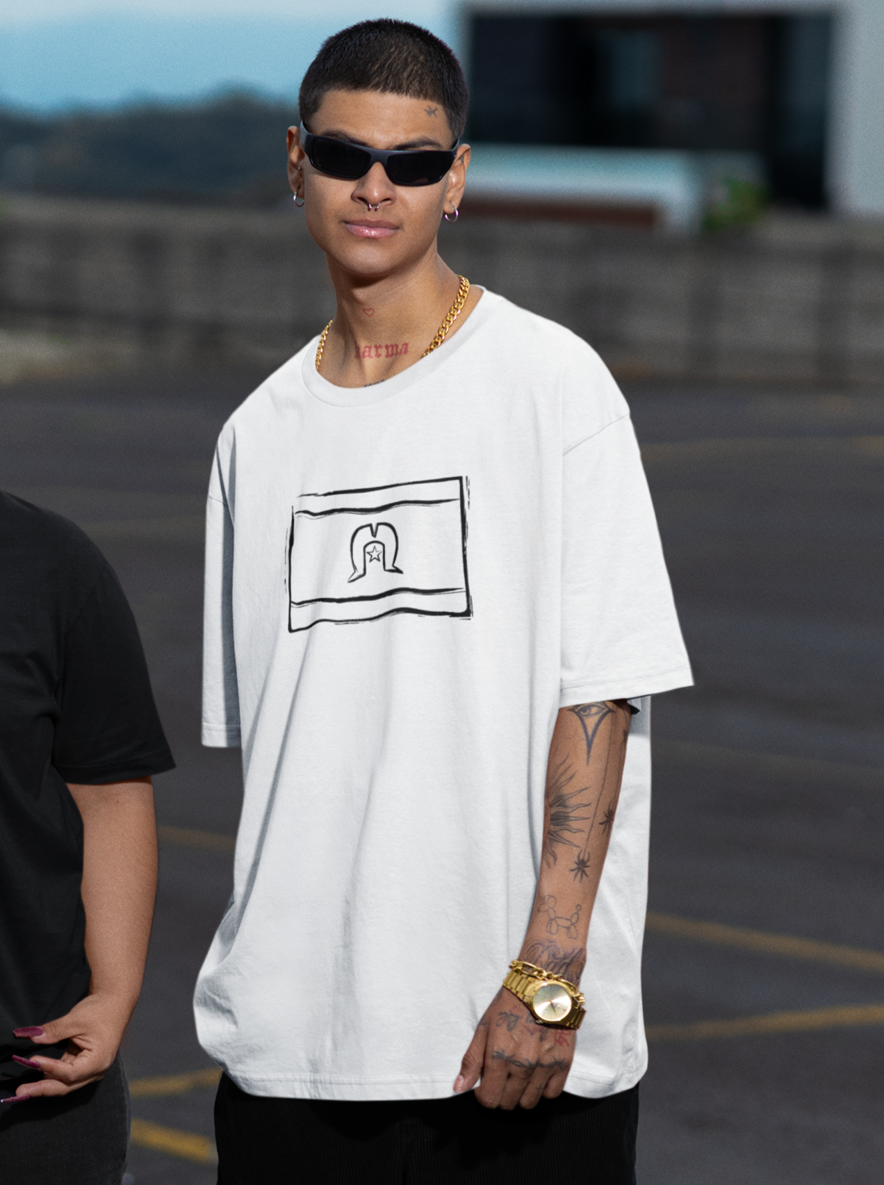 Strait Lines (TSI Flag) - Unisex T-shirt – BW Tribal