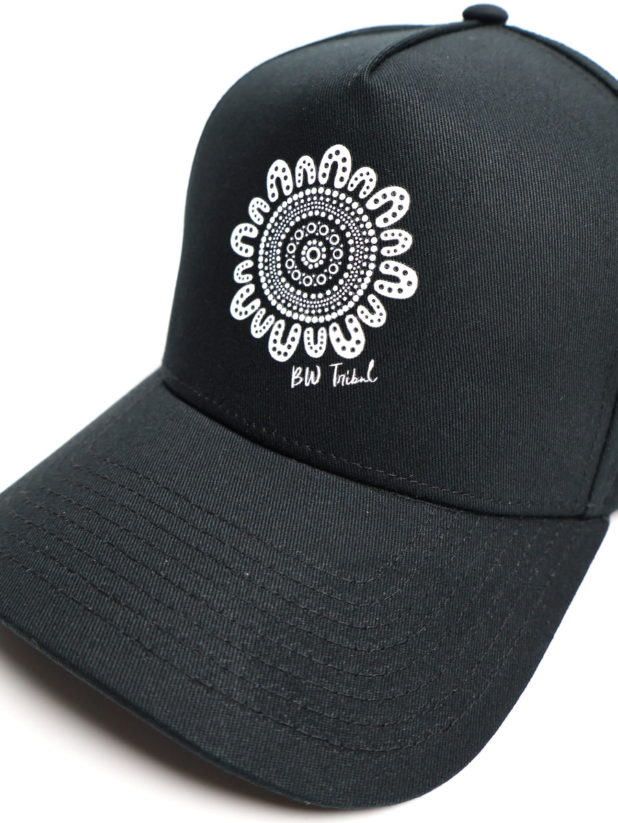 We Are All One Mob - Cap with Aboriginal Art – BW Tribal