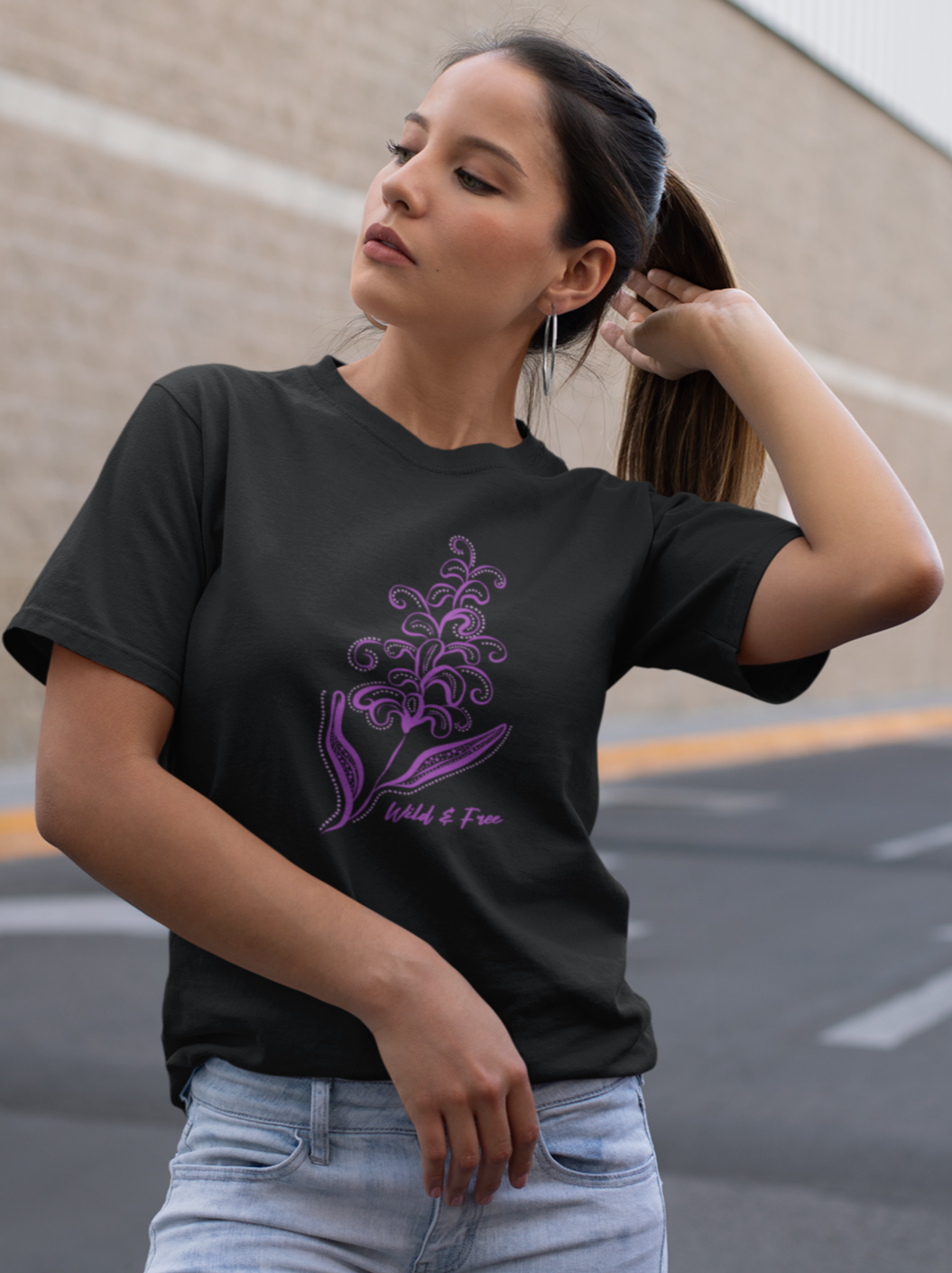 Wild & Free - Women’s Art Printed Graphic Tee – BW Tribal