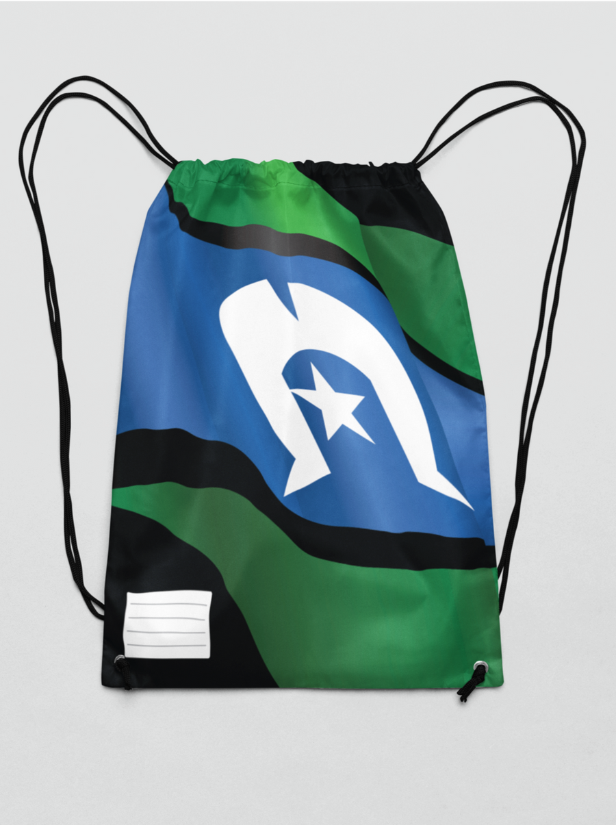 Torres Strait Islander Flag - NAIDOC 2024 Drawstring Bag with ...