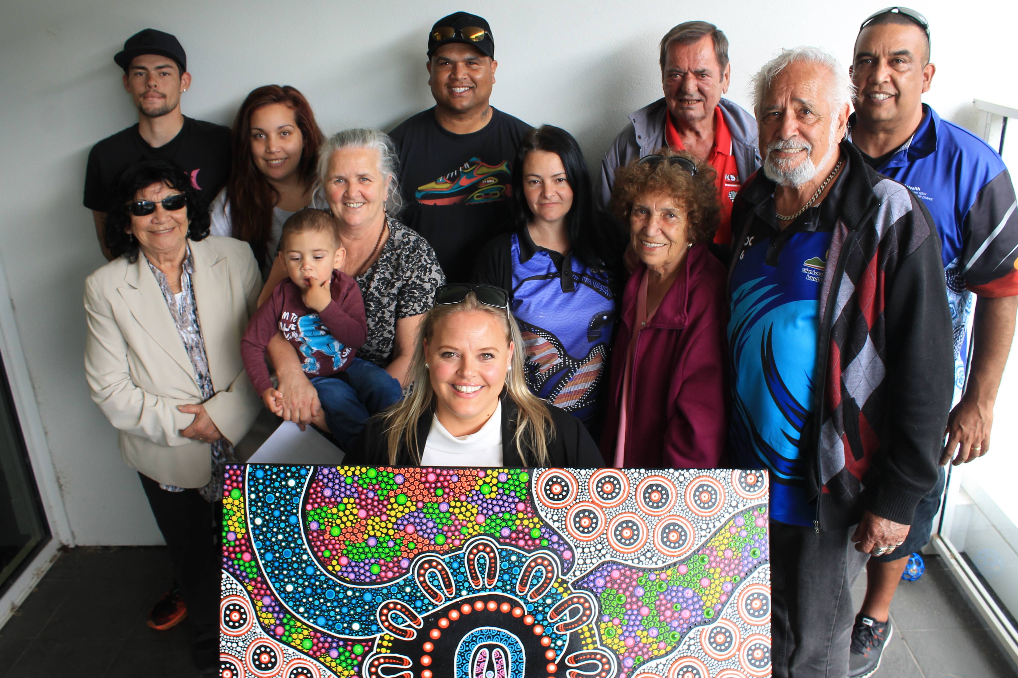 One Mob | Kids Polo Shirt | By Aboriginal Artist Alison Simpson – BW Tribal