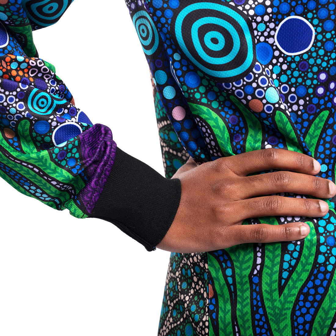 Gadu Bilima (Sea Turtle) | Unisex Long-Sleeved Fishing Polo Shirt | BW ...